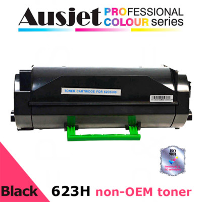 Ausjet 623H non-OEM new BLACK Toner for LEXMARK MX710/11 MX810/11/12 ...