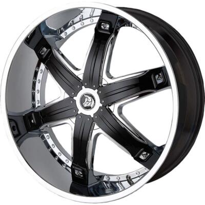 22 inch 22x9.5 Diablo Morpheus Chrome wheels rims 5x5 5x127 +35 | eBay