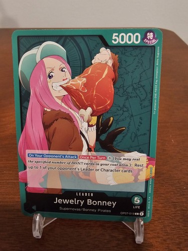 One Piece TCG Jewelry Bonney OP07-019 Leader | eBay