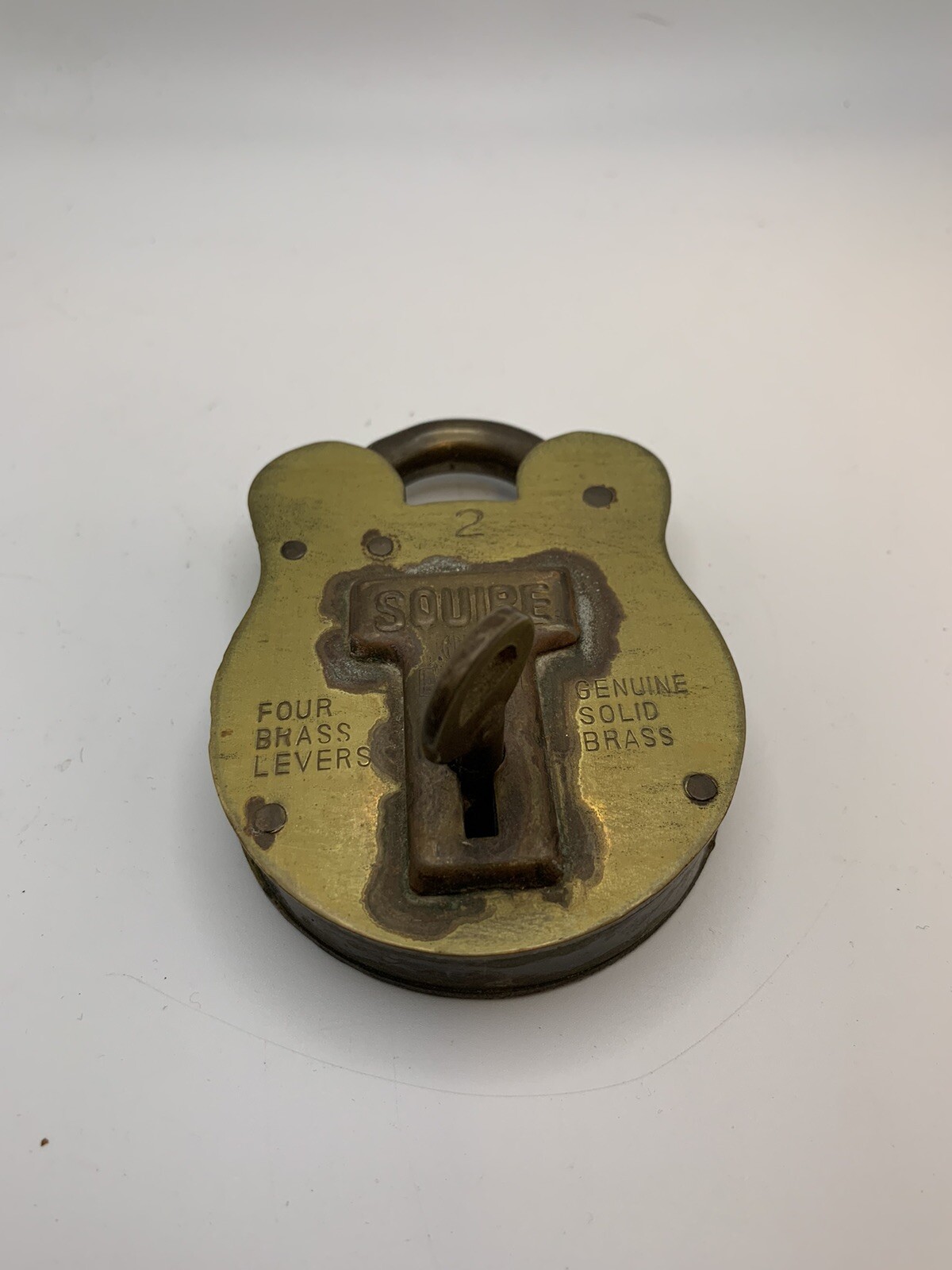 JAS MORGAN & SONS JUSTIN SQUARE ANTIQUE PADLOCK SQUIRE | eBay