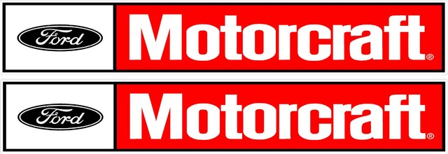 #3538L (2) 14" x 2.25" Motorcraft Ford Motor Company Fomoco Moto Decal ...