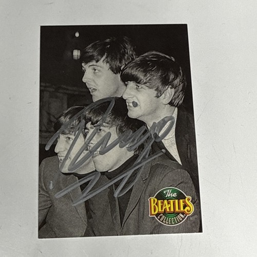 RINGO STARR Autographed Signed BEATLES COLLECTION #123 Trading Card COA ...