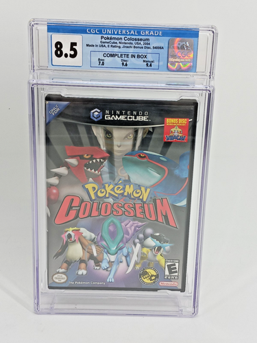 Pokemon Colosseum Nintendo Gamecube CIB 2004 w Jirachi Bonus Disc ...