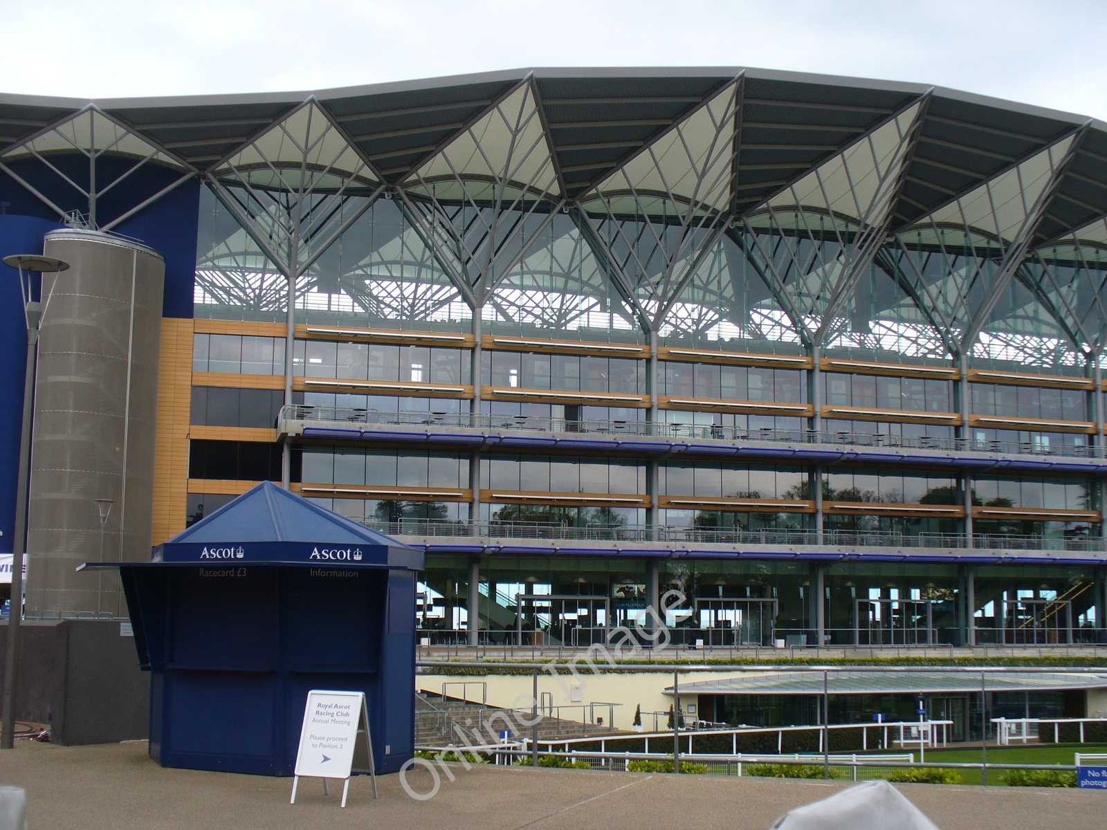 Photo 12x8 Ascot Grandstand Modern glass-fronted development which ...