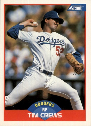 1989 Score MLB Tim Crews #505 | eBay