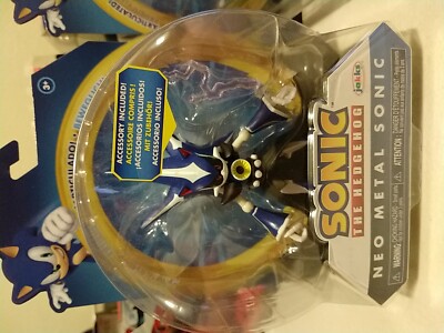 Sonic The Hedgehog NEO METAL SONIC 4" Action Figure With Electric Wand ...