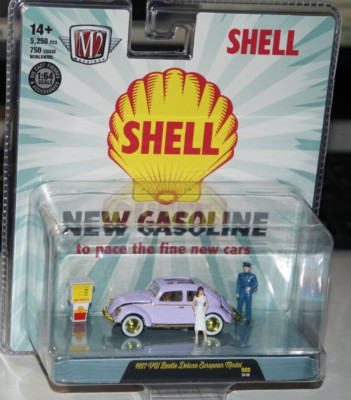 M2 Machines Diorama SHELL CHASE GOLD 1957 VW Beetle Deluxe European Model | eBay