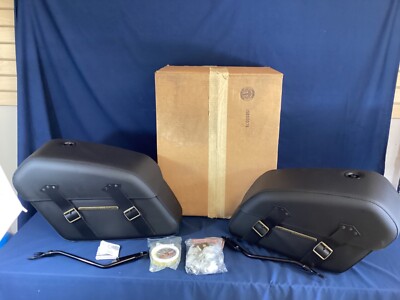 NEW Harley-Davidson Detachable Leather Hard S’Bags, 90201645, Sup ...