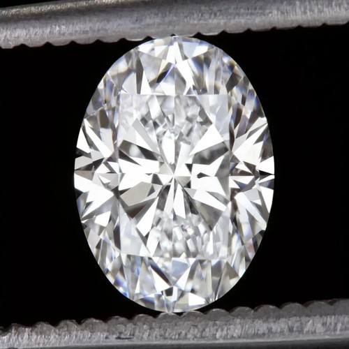 3 Ct Certified Oval Cut White Diamond D Grade Natural VVS1 + 1 Free ...