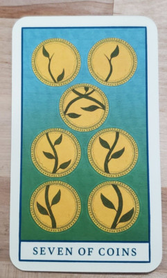 SEVEN OF COINS- 2020 Movie Star Tarot card | eBay