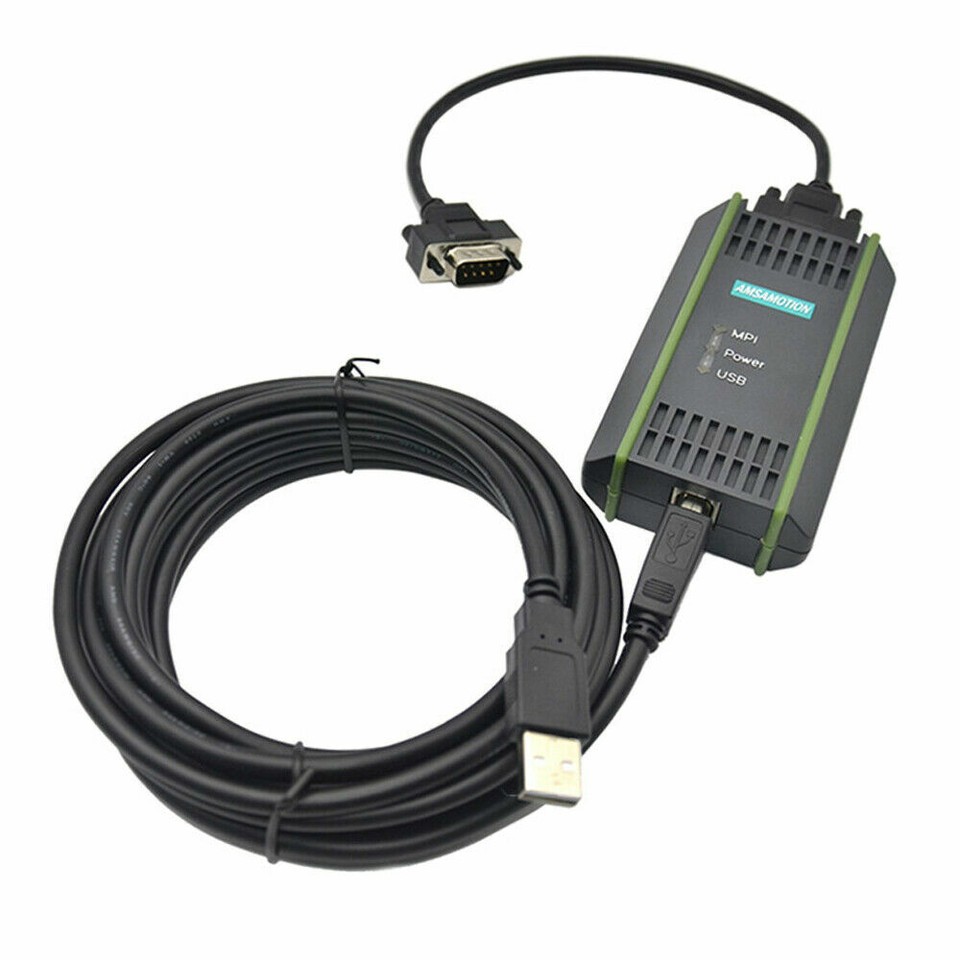 PLC 6ES7972-0CB20-0XA0 USB-MPI PPI Programming Cable For Siemens S7-200 ...