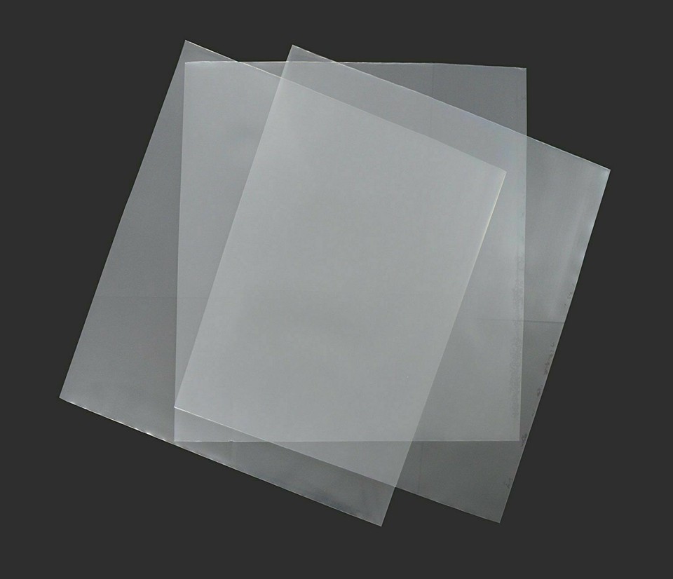 7" Vinyl Record Sleeves 250gsm Premium Clear 50Mu Poly Singles Outer ...