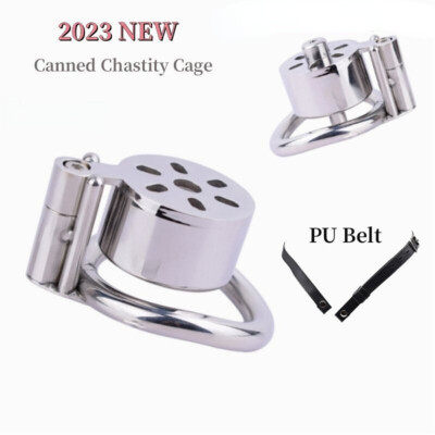 Metal Male Chastity Cage Lock Sissy Rings Plug Chastity Device Belt Couples | eBay