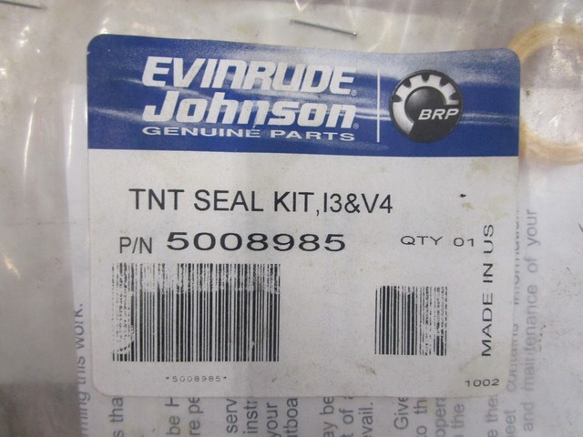 OEM EVINRUDE Johnson OMC BRP TNT Seal Kit I3 & V4 PN 5008985 for sale ...