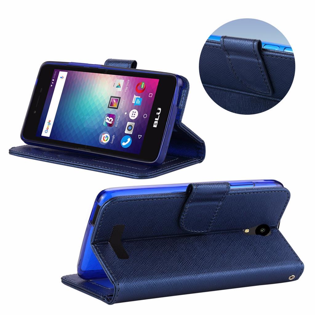 For BLU Studio G2 G 2 S010Q Leather Wallet Flip Card Slot Case Cover ...