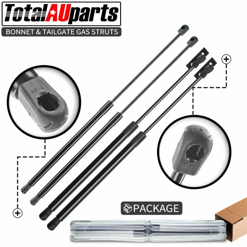 4x Bonnet & Tailgate Gas Struts for Holden Commodore VT VX VY VZ ...