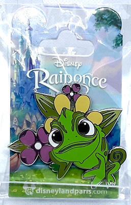 Disney DLP 2023 Pascal with Flowers Rapunzel Tangled OE Pin | eBay