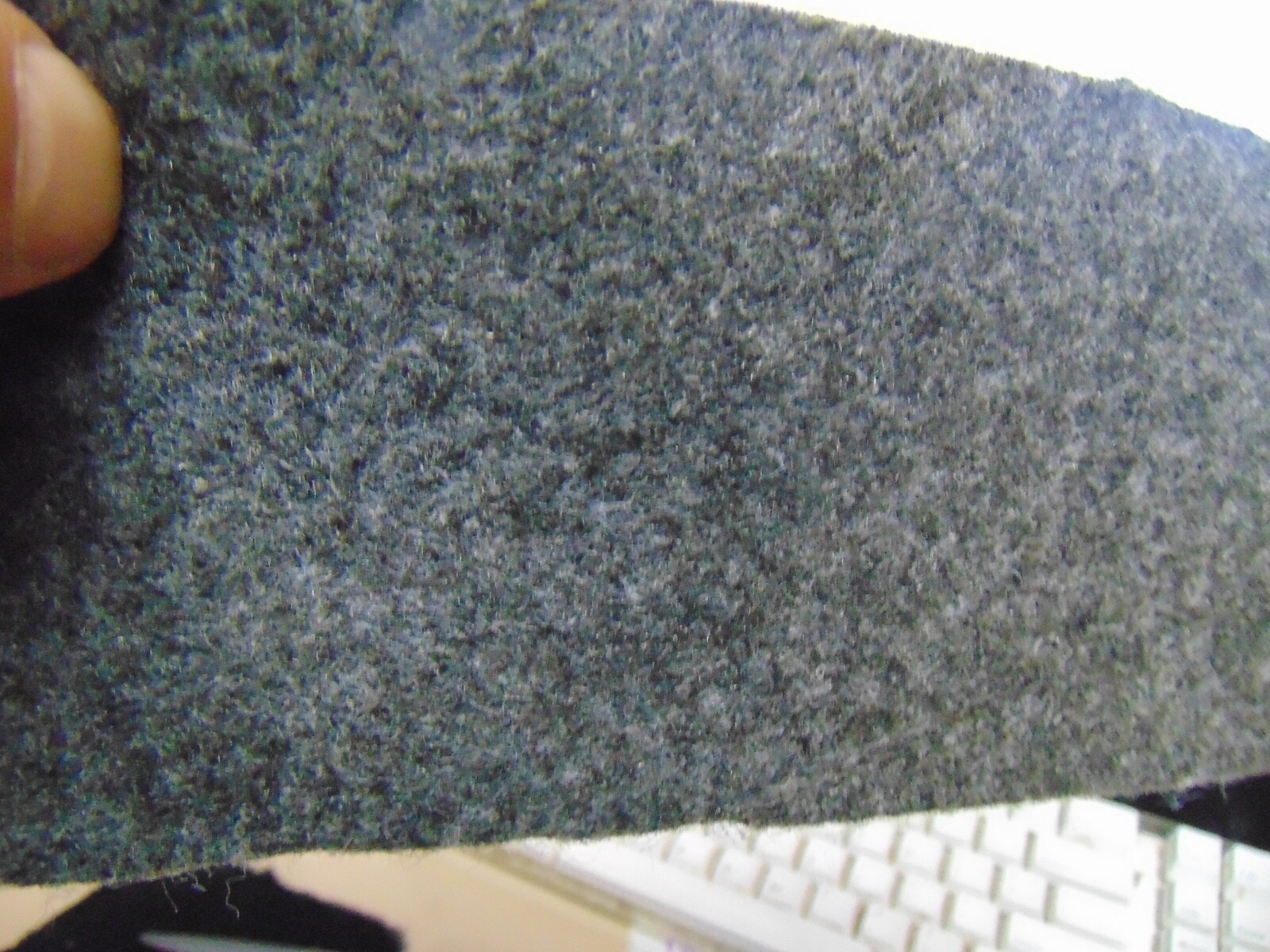 High Density Felt pad padding black 1/6" thick 36" wide Gray Craft Semi ...