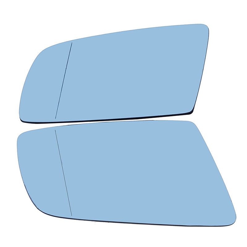 Left + Right Heated Wing Electric Mirror Glass For BMW E60 E61 03-10 ...