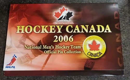 2006 Team Canada Olympic Hockey Pin Complete Set Of 24 IN Folder ...