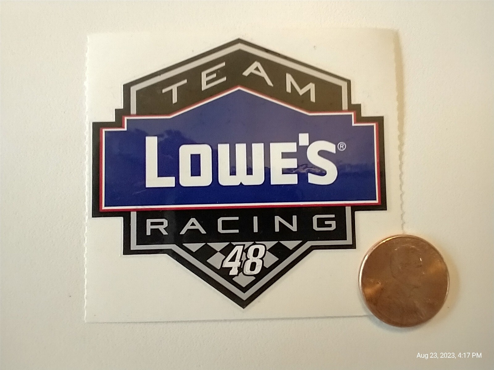 2.75X2.5 inch Decal Sticker VINTAGE LOWES RACING 48 | eBay