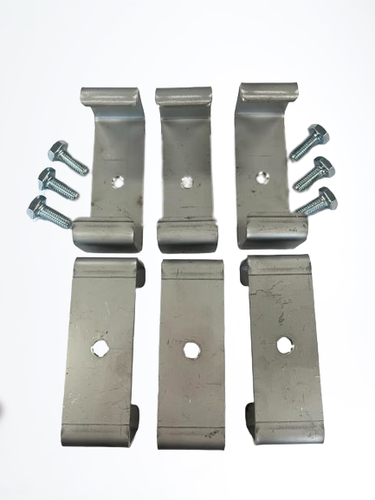 Concrete fence Post Brackets Clamps RUST RESISTANT for H Section (90mm ...