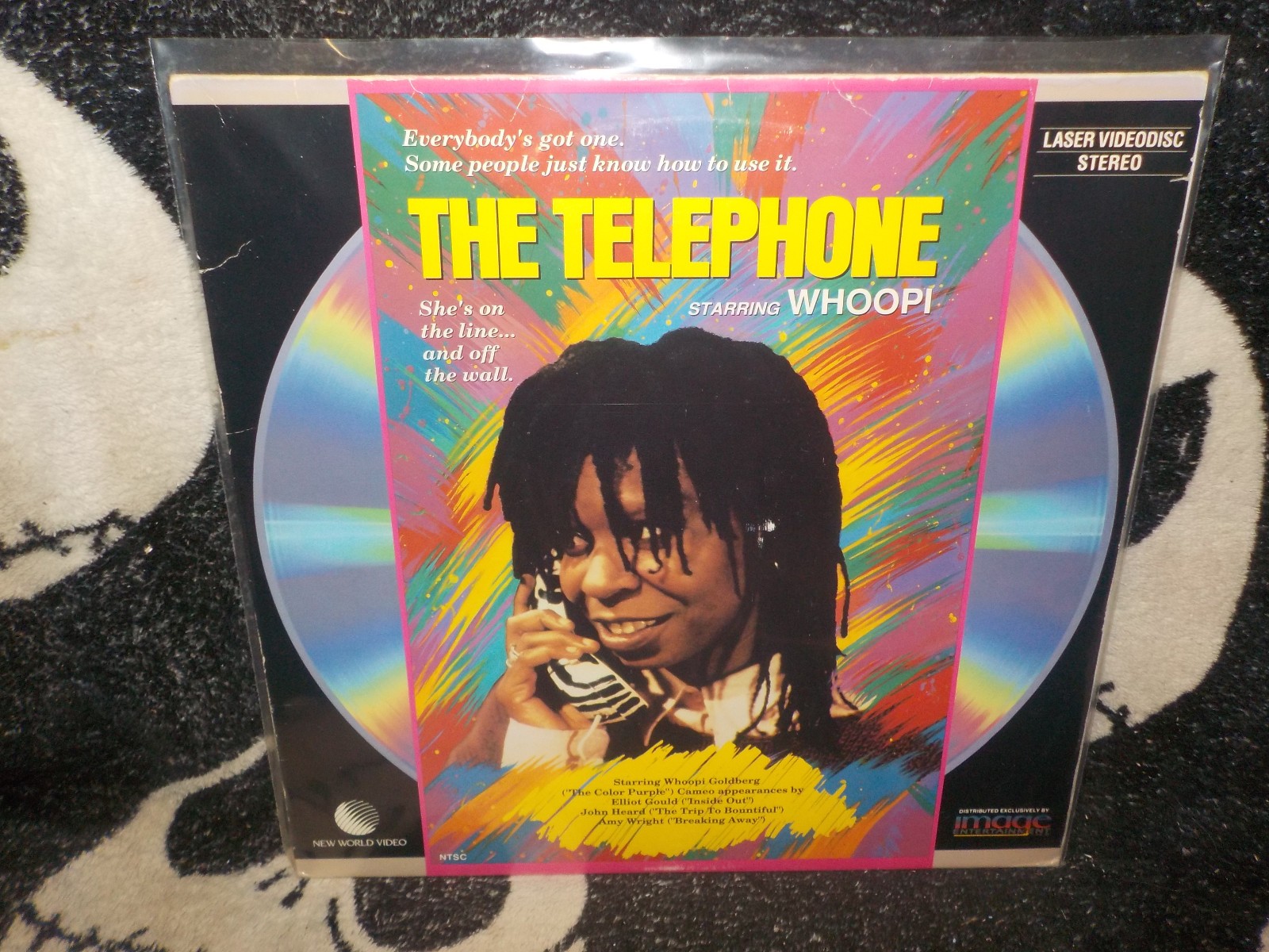 The Telephone Laserdisc LD Whoopi Goldberg Elliot Gould John Heard Free ...