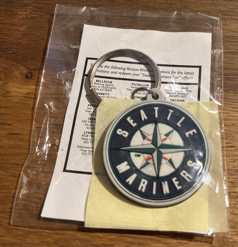 Seattle Mariners Rubber Keychain New | eBay