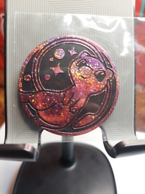 Pokemon Jumbo MEW Coin Pink Glitter Holofoil 151 Ultra-Premium ...