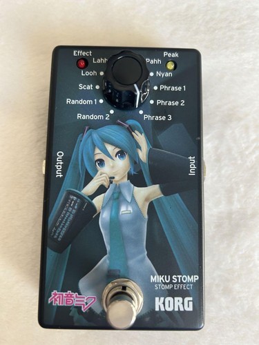 KORG KB10 Hatsune Miku Stomp Vocaloid Guitar Effect Pedal Tested Japan ...