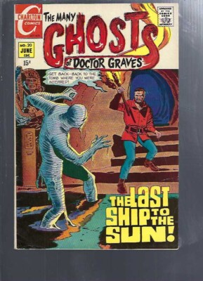 THE MANY GHOSTS OF DR GRAVES 20 - 1967 SERIES - CHARLTON HORROR COMICS ...