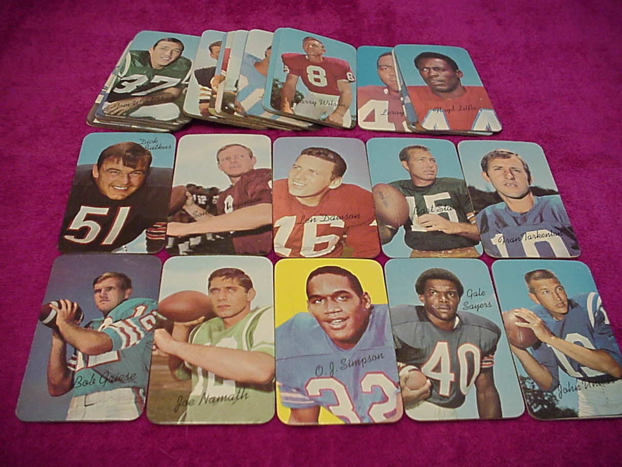 Topps Super Football 1970 complete set 1-35 NICE | eBay