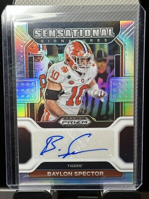 Baylon Spector Autographed Card Sensational Signatures 2023 Panini ...