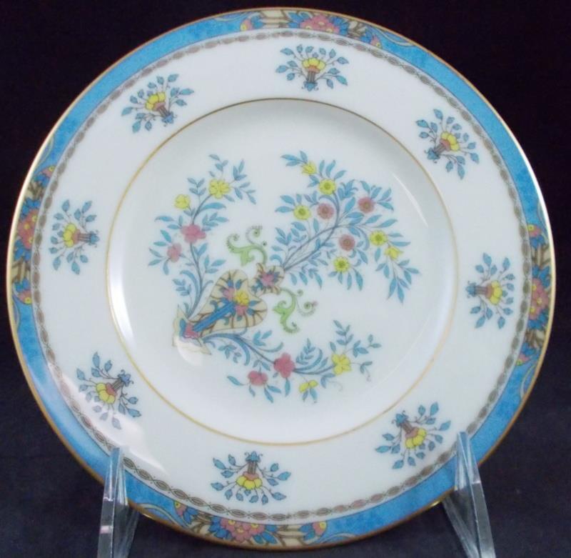 Lenox Blue Tree Dessert Set Gold Backstamp and Trim B300 | eBay