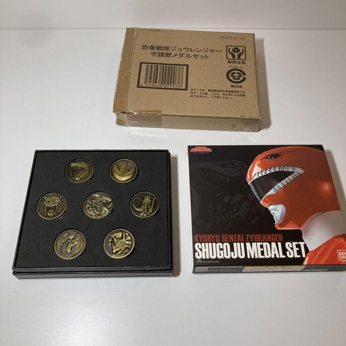 Power Rangers Zyuranger Shugoju Medal set Box Mighty Morphin power coin ...