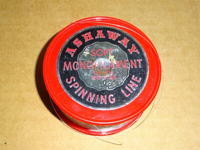 vintage Ashaway Soft Monofilament Fishing Line on spool | eBay