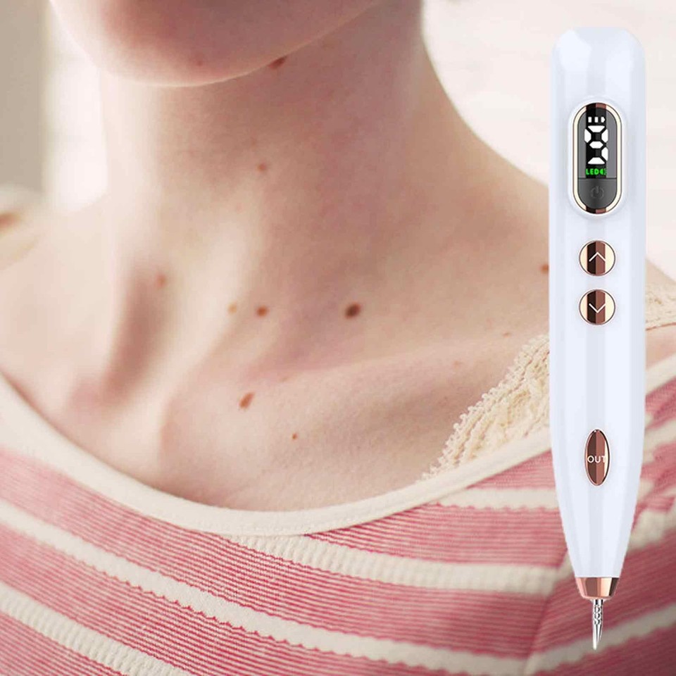 Skin Tag Remover Pen - 15 Levels Portable Mole Removal Kit,Tag Buddy ...