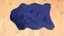 Navy Blue Faux Fur Large Sheepskin Rug Non Slip Mat Machine Washable ...