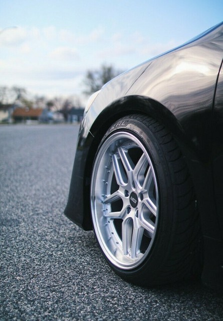 ESR CS15 18X9.5 5X100 22 73.1 GRAPHITE MACHINE LIP (Set of 4) | eBay