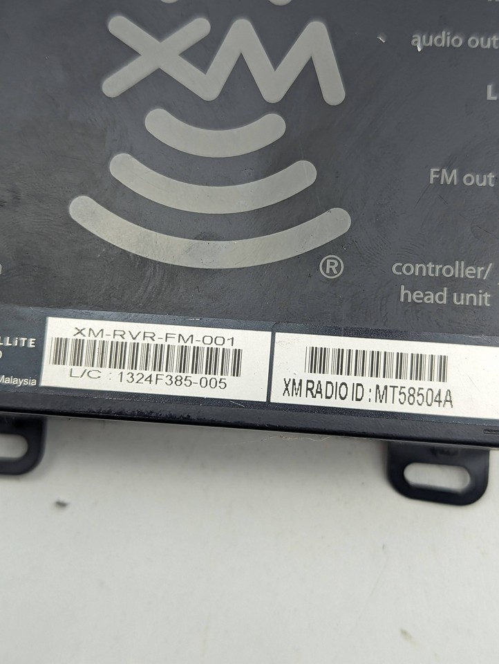 XM Commander Universal Satellite Radio Receiver, XM-RVR-FM-001 | eBay