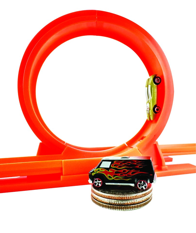 World's Smallest Hot Wheels STUNT ACTION Loop Race Track/Car Set | eBay