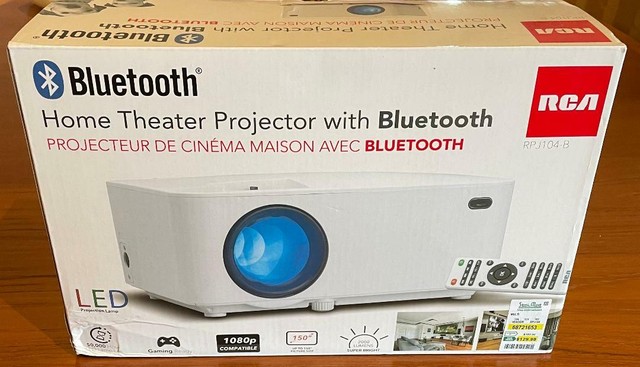 RCA RPJ104 Wireless LCD Projector - White for sale online | eBay