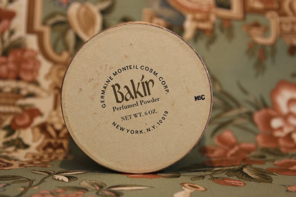 Vintage BAKIR Perfume Powder by MONTIEL Authentic Rare 6 oz | eBay