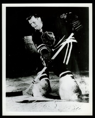 Benny Woit 1955-57 CHICAGO BLACK HAWKS Vintage 8x10 Hockey Photo | eBay