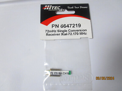 Hitec 72Mhz AM/FM Single Conversion Receiver Crystal CH19 72.170Mhz ...
