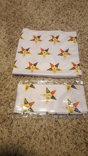 Order of Eastern Star (OES) Neck Gaiter OES MASONIC | eBay