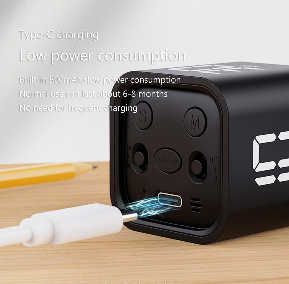 Digital Cube Pomodoro Timer Productivity Timer kitchen Timer Desk Timer ...