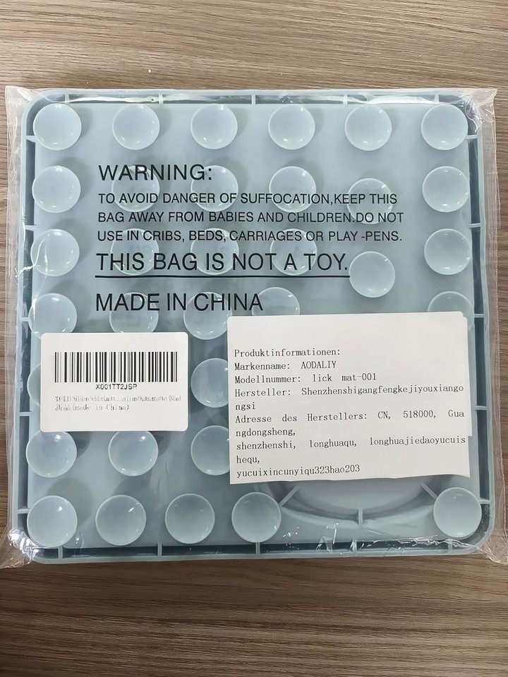 Licky Mats for Dogs Large Dog Slow Feeding Lick Mats with Suction Cup ...