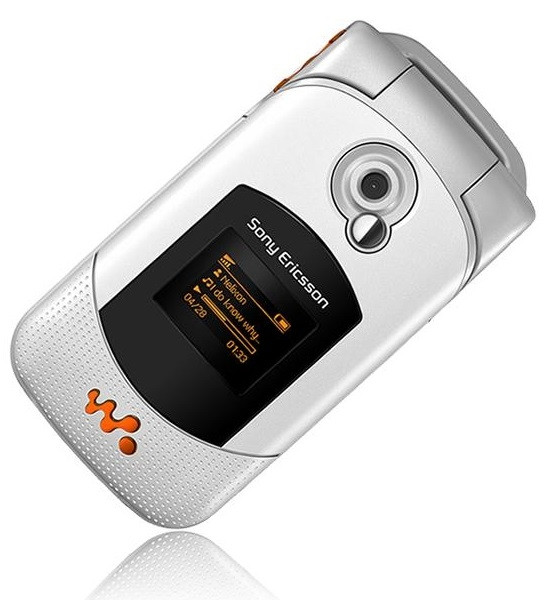 Sony Ericsson Flip Phone Orange