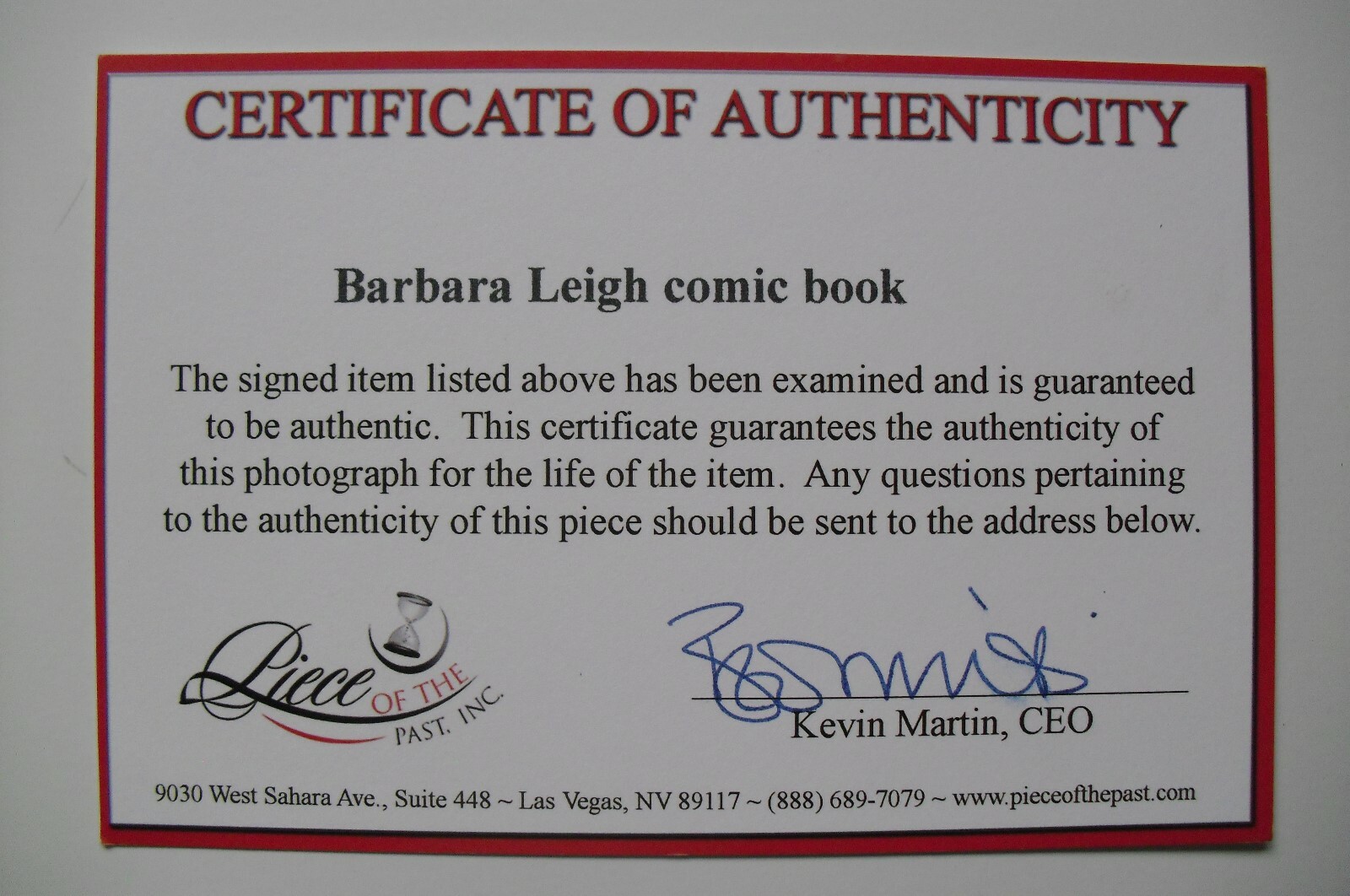 VAMPIRELLA OF DRAKULON #1 Harris comic signed by BARBARA LEIGH, with ...